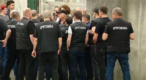 პროტესტი ფოთის პორტთან პოლიციამ აქციის მონაწილეები ძალის გამოყენებით
