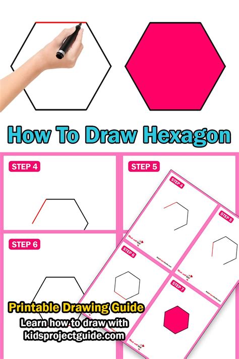 How To Draw A Hexagon Easy Step By Step Guide Draw A Hexagon