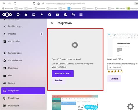 Nc 29 Cant Find Useroidc Or Oidclogin App ℹ️ Support Nextcloud