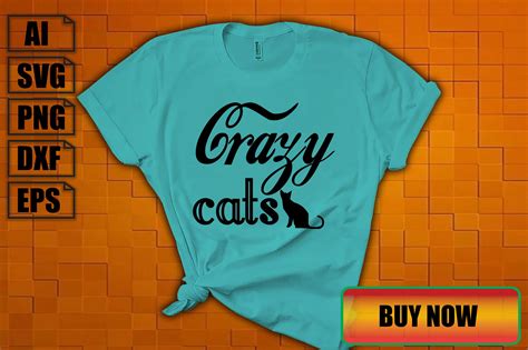 Crazy Cats Graphic By Designpanda · Creative Fabrica