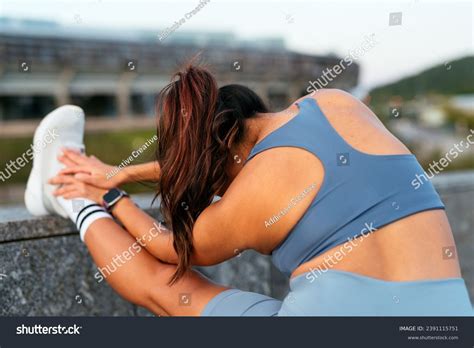 Hamstring Stretch Photos And Images Shutterstock