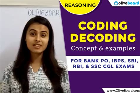 Coding Decoding Reasoning For Ibps Rbi Sbi Ssc Cgl Exams