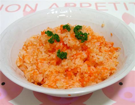 お弁当に簡単★きれいにんじんご飯 By はやみちゃん 【クックパッド】 簡単おいしいみんなのレシピが366万品
