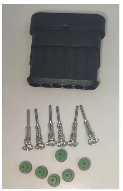 Set Conector Cablu Superseal 1 5 Tata Mufa 6 Pin 6 Pini Inclusi 6