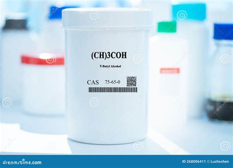 Ch3coh T Butyl Alcohol Cas 75 65 0 Chemical Substance In White Plastic
