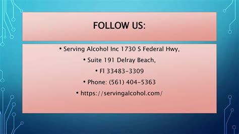 How To Get Bartending License PPT