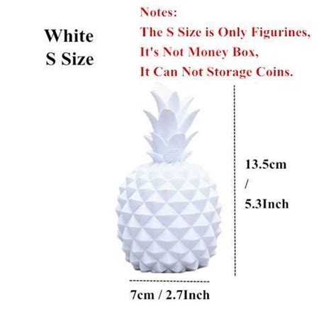 Figurines Miniatures en résine ananas modèle tirelire décoration de