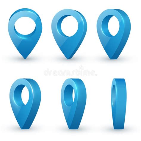 map pointers vector set stock vector illustration of locator 122044275