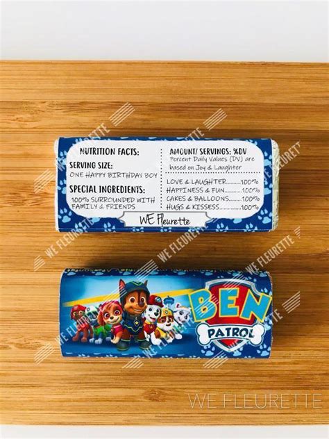 Diy Party Customised 2f Kit Kat Wrapper Paw Patrol Hobbies And Toys