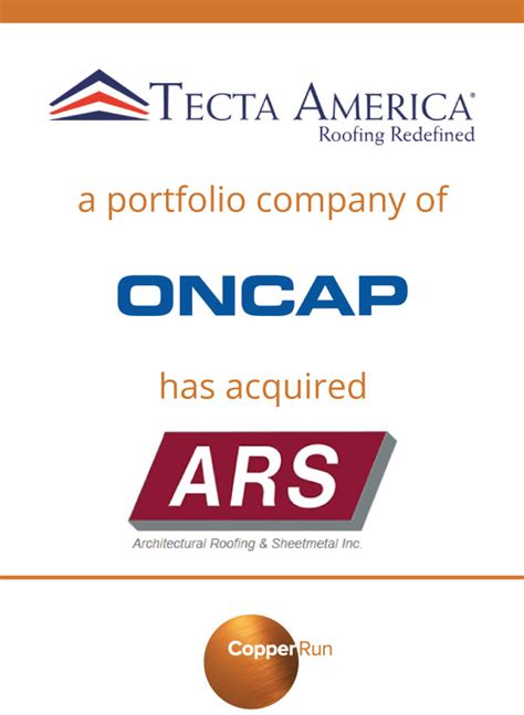Tecta America Has Acquired Architectural Roofing And Sheetmetal Copper Run