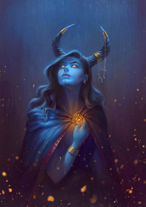 Blue Demoness Alexandra Curte