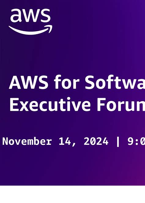 Onkar Deshpande On Linkedin Aws For Software Companies Executive Forum