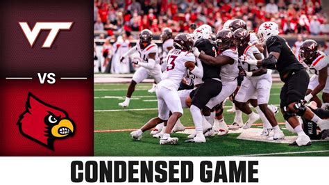 Virginia Tech Vs Louisville Condensed Game 2023 Acc Football Youtube
