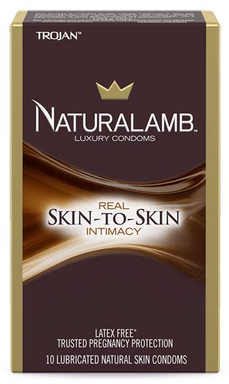 Trojan Natural Lamb Skin Lubricated Condoms 10 Count