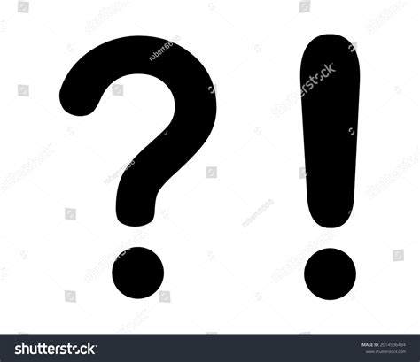 Question Mark Exclamation Point Stock Vector Royalty Free Shutterstock