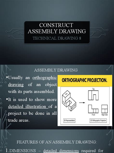 Construct Assembly Drawing 8 Download Free Pdf Technical Drawing