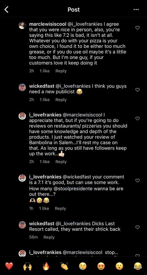 Bootleg Portnoy “tiktoker” Starts Flame War With I Love Frankies Pizza