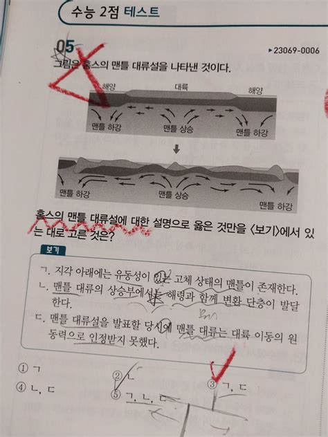 지구과학 맨틀대류 질문 지식in