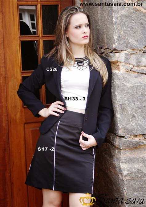 Modelos De Saias Social Secretaria