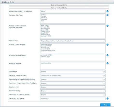 LiteSpeed Cache For Shopware LiteSpeed Technologies