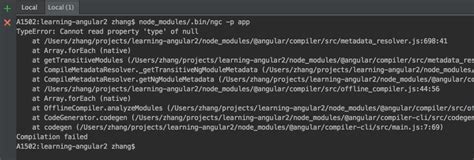 Angular Get `cannot Read Property Type Of Null` Using Angular2 Aot