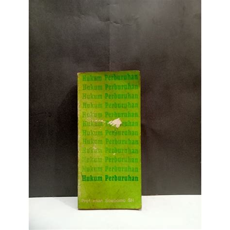 Jual Buku Hukum Perburuhan Prof Iman Soepomo Sh Shopee Indonesia