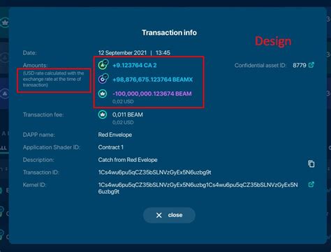 Transaction Info Hint About The Rate Should Be Shown Below Amounts Field Only For Multiple Ca