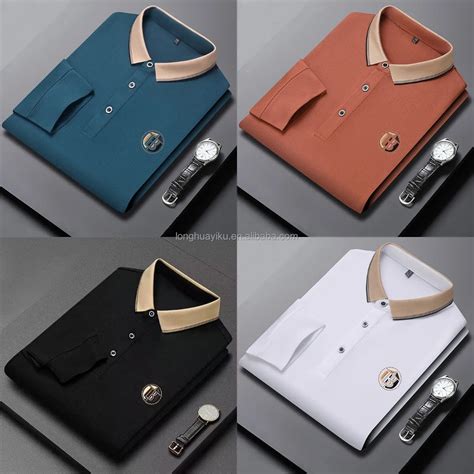 High Quality New Polo Shirt Mens Business Short Sleeved T Shirt New