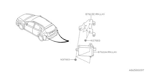 2024 Subaru Outback Radar And Side Back Electrical System