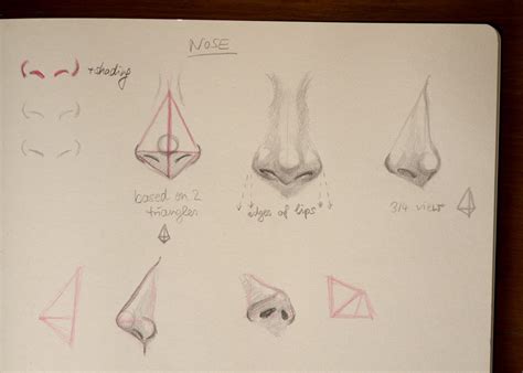These Are Some Tips For Drawing The Nose The Jbohn Art