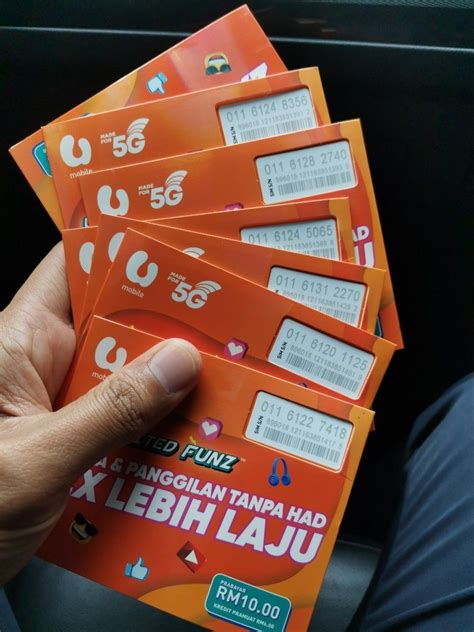 U Mobile Unlimited Funz Hot And Limited Prepaid Sim Card Mobile Phones