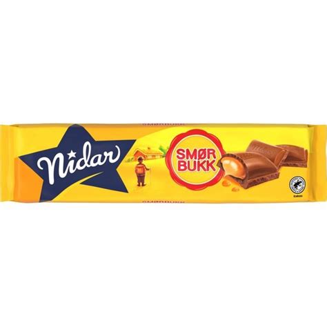 Smørbukk Caramel Filled Milk Chocolate 155 Gram Norwegian Chocolate