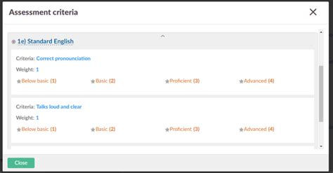 Criteria Based Assessment