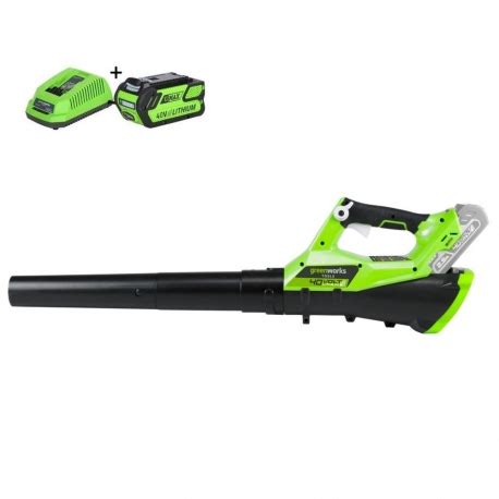 GREENWORKS 40V accu bladblazer + 4 Ah accu - Fixomo.nl