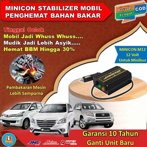 Jual Minicon M12 Alat Stabilizer Aki Accu Penghemat BBM Bahan Bakar