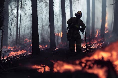 Premium Photo 3d Illustration Of Wildfire Burning Through A Forest