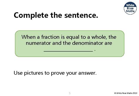 Number Sentence For Fractions
