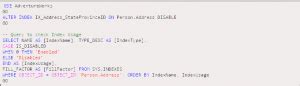 How To Enable And Disable Sql Server Indexes