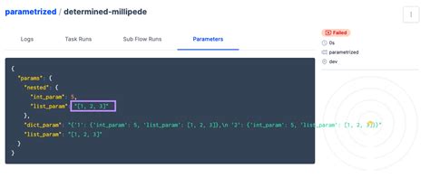 Ui Interprets Parameters Of Type List As Strings · Issue 6287