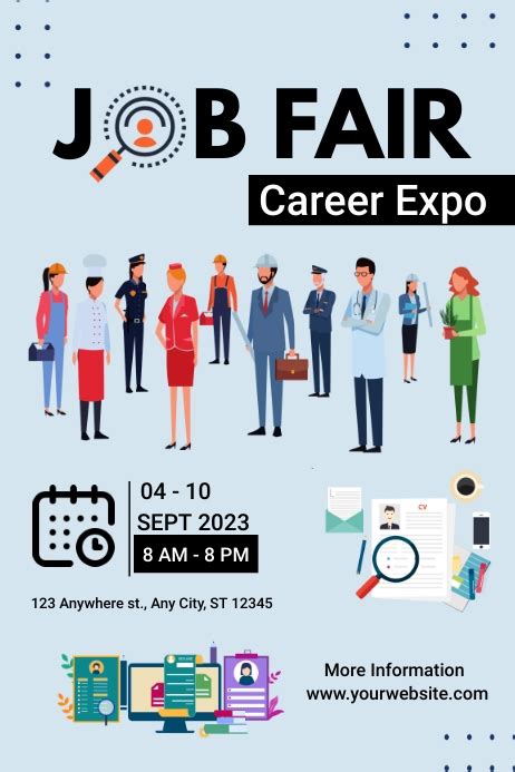 Job Fair Template Postermywall