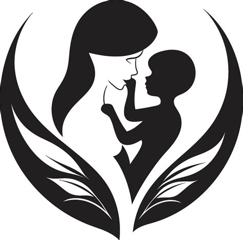 Motherly Serenity Floral Symbol Natures Embrace Maternal Logo 35203406 ...