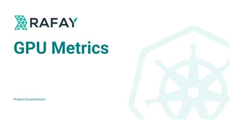 Gpu Metrics Rafay Product Documentation