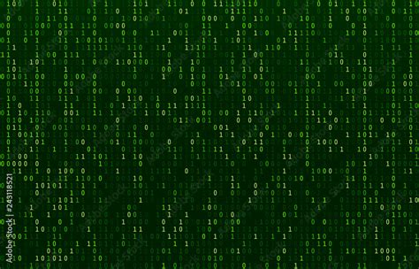 Matrix Code Stream Green Data Codes Screen Binary Numbers Flow And