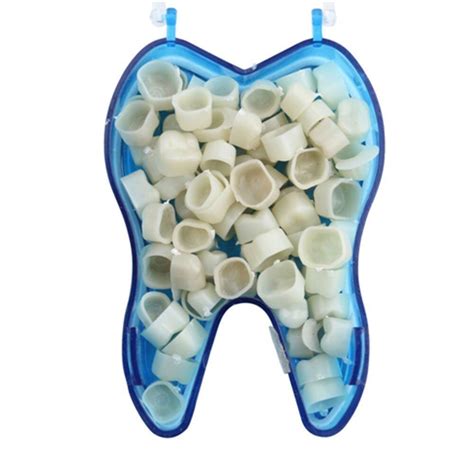 100 Pcs Mixed Dental Temporary Crown Kit Anterior Front Molar