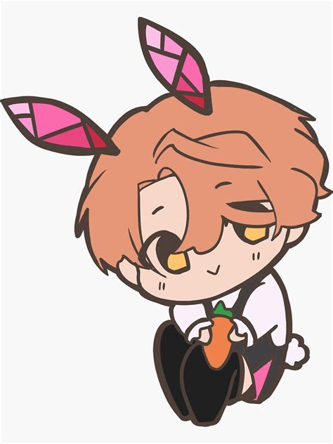 Chibi Bunny Asmodeus Sticker Sticker For Sale By Strawberriichii