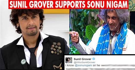 Ace Comedian Sunil Grover Supports Sonu Nigam In The “azaan