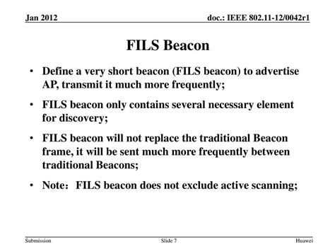 Ap Discovery With Fils Beacon Ppt Download