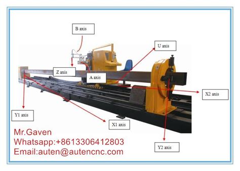Axis All Profiles Pipes Cnc Pipe Cutting Machine Auten China Manufacturer Machine