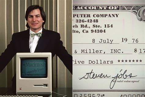 Apple Computer Check Signed By Steve Jobs In 1976 Heads To Auction