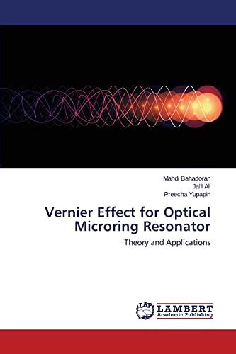 Vernier Effect For Optical Microring Resonator Bahadoran Mahdi Ali Jalil Yupapin Preecha